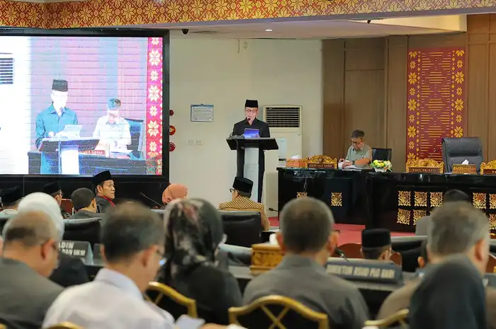 Wali Kota Ratu Dewa Sampaikan LKPJ 2024 dalam Rapat Paripurna DPRD - Sonora.id