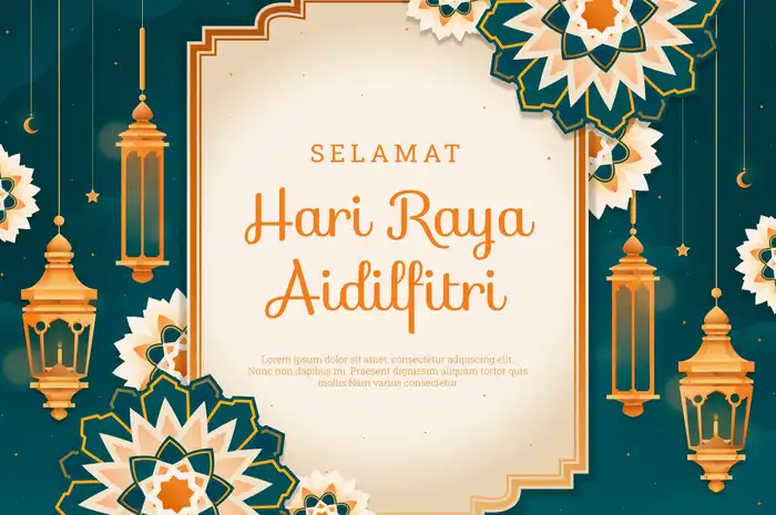40 Poster Hari Raya Idul Fitri 2025, Desain Islami dan Menarik - Sonora.id