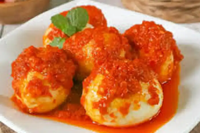 Resep Membuat Olahan Telur Balado yang Simple Tapi Bumbu Nampol - Sonora.id