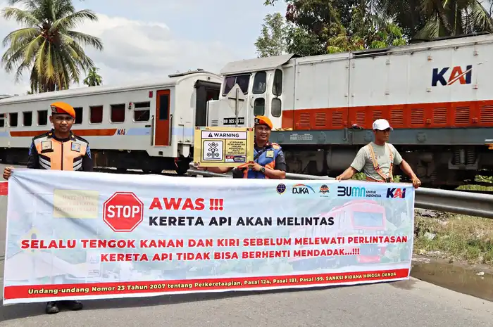 Hingga Akhir Maret 2025 KAI Divre II Sumbar Tutup 9 Titik Perlintasan - Sonora.id