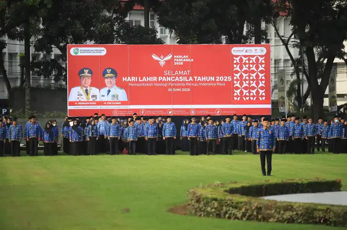 Sekda Sumsel Pimpin Upacara Hari Lahir Pancasila, Ajak Masyarakat Amalkan Nilai Luhur Bangsa ...