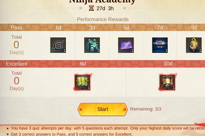 Kunci Jawaban Akademi Ninja MLBB X Naruto, Lengkap Ada 120 Soal! - Sonora.id