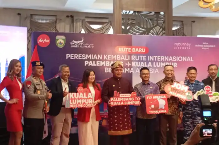 Gubernur Herman Deru Buka Rute Penerbangan Baru: Palembang - Kuala Lumpur via AirAsia - Sonora.id