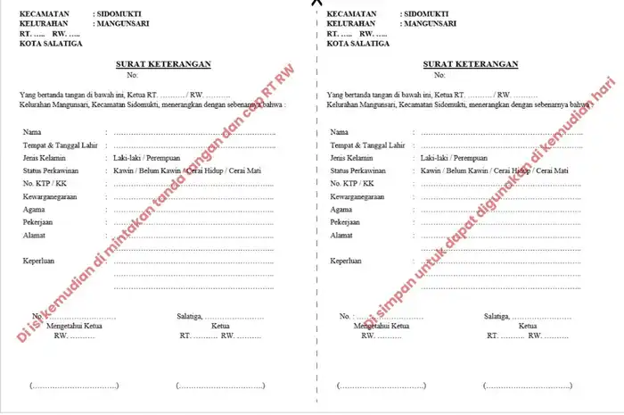 2 Contoh Surat Domisili RT Terbaru 2025 untuk Berbagai Keperluan ...