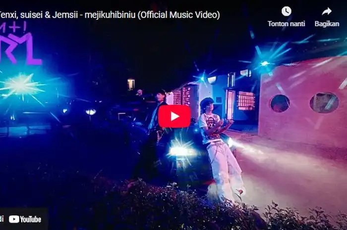 Lirik Lagu Mejikuhibiniu - Tenxi, Suisei & Jemsii - Sonora.id