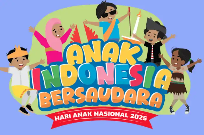 40 Poster Hari Anak Nasional 2025, Desain Menarik, Lucu dan Kreatif - Sonora.id
