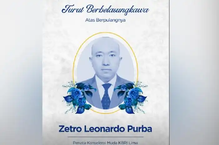 Profil Diplomat RI Leonardo Zetro Purba yang Tewas Ditembak di Peru - Sonora.id