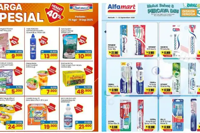 Kumpulan Daftar Promo Alfamart dan Indomaret 4 September 2025 - Sonora.id