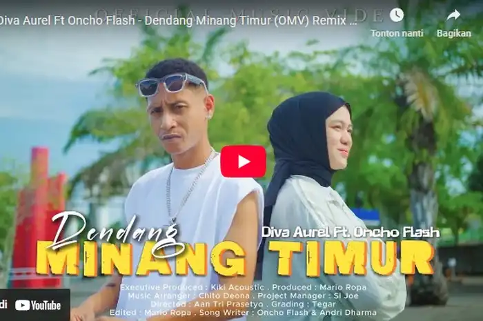 Lirik Lagu Dendang Minang Timur - Diva Aurel Ft Oncho Flash - Sonora.id