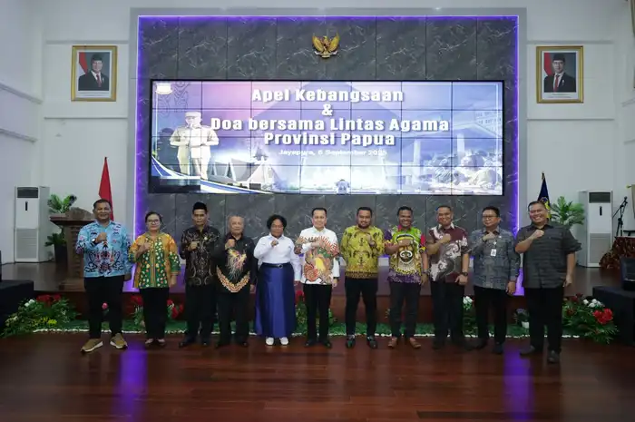 Provinsi Papua Gelar Apel Kebangsaan dan Doa Lintas Agama - Sonora.id