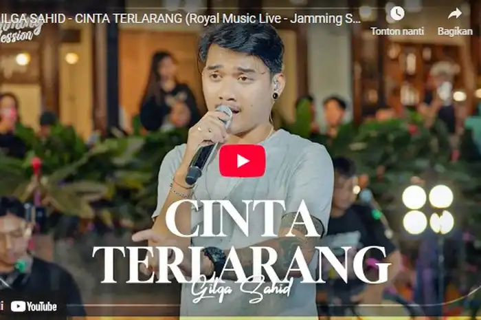 Lirik Lagu Cinta Terlarang - Gilga Sahid - Sonora.id