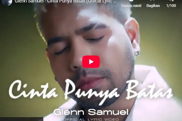 Lirik Lagu Cinta Punya Batas - Glenn Samuel - Sonora.id