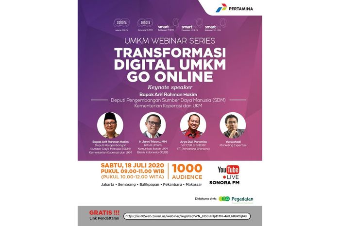 Webinar UMKM Series: Transformasi Digital UMKM Go Online - Sonora.id