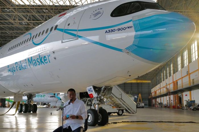 Garuda Indonesia Luncurkan Livery Pesawat “Bermasker” Pertama Di ...