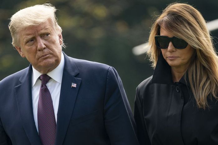 Umumkan Positif Covid-19 di Twitter, Donald Trump dan Istri Resmi ...