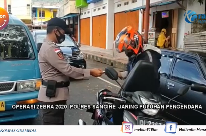 Operasi Zebra 2020 Polres Sangihe Jaring Puluhan Pengendara - Sonora.id Operasi Zebra 2020 Polres Sangihe Jaring Puluhan Pengendara - Sonora.id