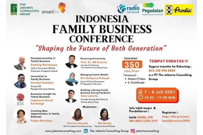 Indonesia Family Business Conference: Shaping the Future of Both ...