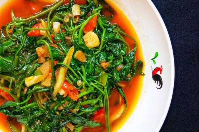 Resep Membuat Kangkung Balacan Cocok Untuk Menu Sehat Keluarga - Sonora.id