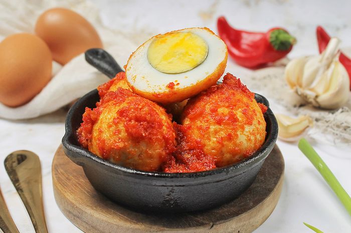 Cepat dan Ringkas, Ini Resep Membuat Telur Balado Bulat Pedas Gurih - Sonora.id