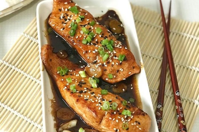 Resep Membuat Ikan Salmon Masak Teriyaki Cocok Untuk Menu Berbuka ...