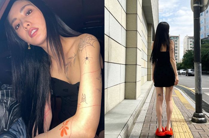 Pesona Nana After School Penuh Tato Bikin Heboh Hingga Trending Twitter! Lihat di Sini! - Sonora.id