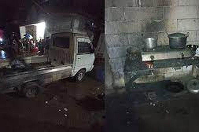 Bersebelahan dengan Dapur, Api Kompor Sambar Mobil Pick-up di Wonogiri ...