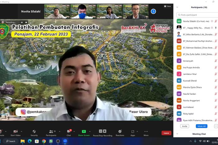 Diskominfo PPU Gelar Pelatihan Pembuatan Infografis Bagi Admin Media ...