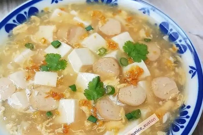 Menu Sahur Cepat dan Bergizi: Ini Resep Membuat Sup Sosis Tahu Sutra ...