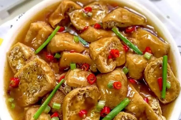 Resep Membuat Tahu Pong Pedas Manis yang Sederhana Tapi Nikmat - Sonora.id