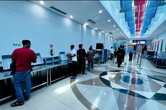 Begini Kondisi Penumpang Bandara SMB II Palembang di Masa Endemi - Sonora.id