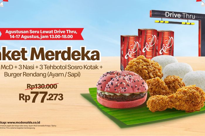11 Promo 17 Agustus, Makanan dan Minuman Diskon Besar-besaran - Sonora.id