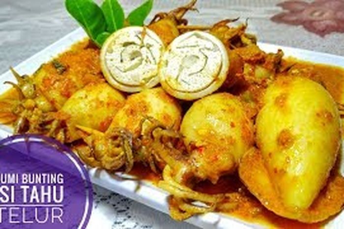 Resep Membuat Kalio Cumi Isi Telur dan Tahu, Mudah Untuk di Recook ...