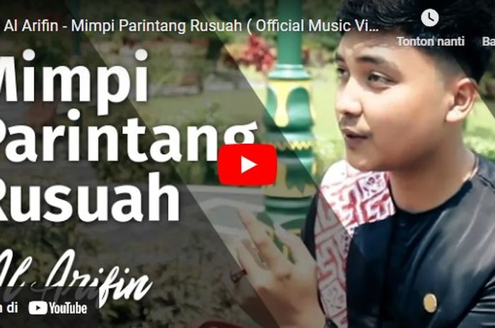 Lirik Lagu Mimpi Parintang Rusuah - Al Arifin, Turunkan Hujan Rambang Patang - Sonora.id