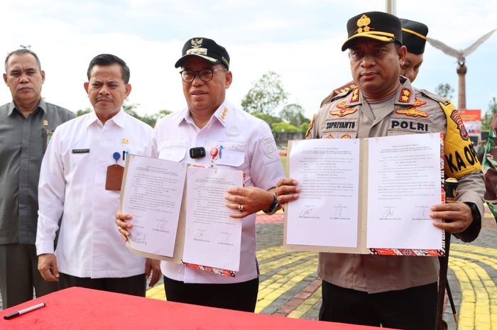 1.084 personil Anggota Satuan Perlindungan Masyarakat Bawah Kendali ...