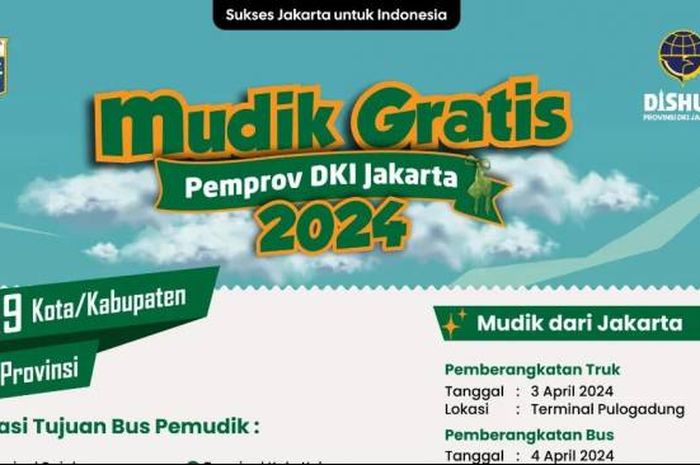 Mudik Gratis DKI Jakarta 2024: Syarat, Rute, Jadwal, dan Cara Daftar - Sonora.id