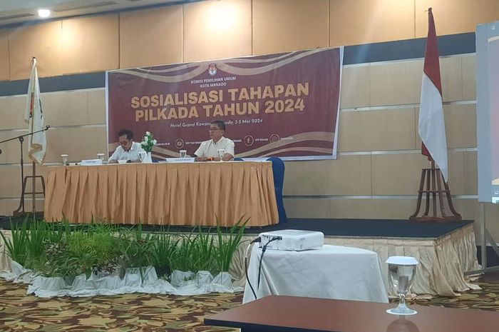 KPU Manado Gelar Sosialisasi Tahapan Pilkada 2024 ke Insan Pers - Sonora.id