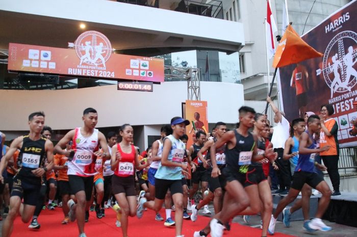 Pj Gubernur Kalbar Lepas Peserta Lari HARRIS Pontianak Run Fest 2024 ...