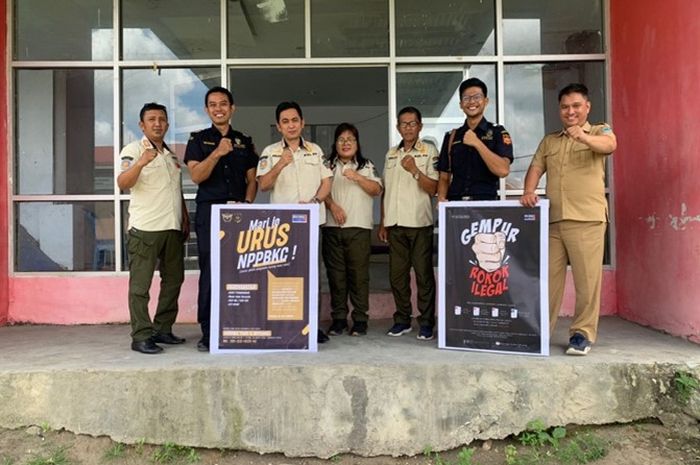 Sinergi Bea Cukai Bitung bersama dengan Satpol PP Dalam Upaya Gempur Rokok Illegal dan Edukasi ...