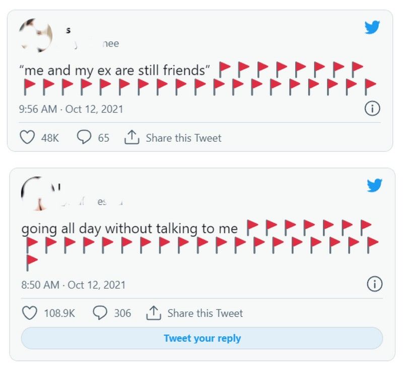 Ramai Jutaan Emoji Bendera Merah di Twitter, Terkait Asmara? - bangka ...