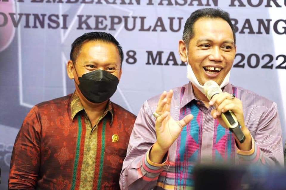 Ketua DPRD Babel Apresiasi Pemkab Bateng Atas Penghargaan MCP Tahun 2021 Terbaik Pertama Se ...