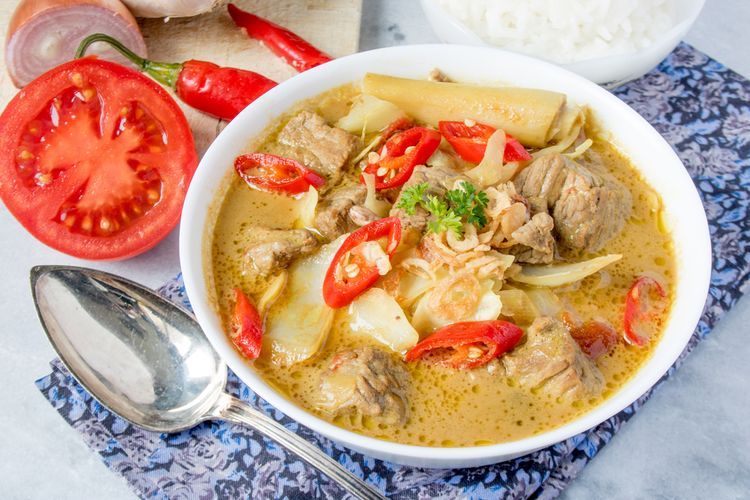 Cara Membuat Tongseng Kambing Kuah Santan Sajian Untuk Keluarga ...
