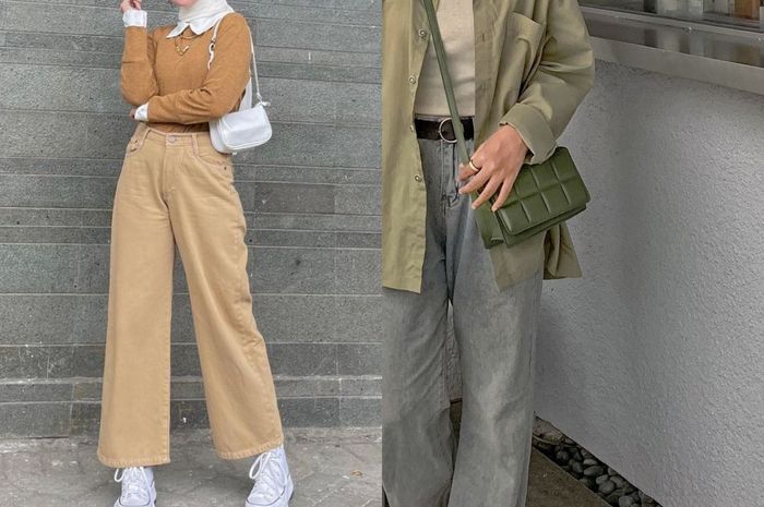 Tampil Modis, Inilah 5 Mix and Match Celana Kulot untuk Hijab Look - bangka.sonora.id