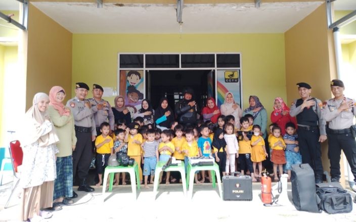 Satuan Samapta Polresta Pangkalpinang Kenalkan Tugas Kepolisian Kepada ...