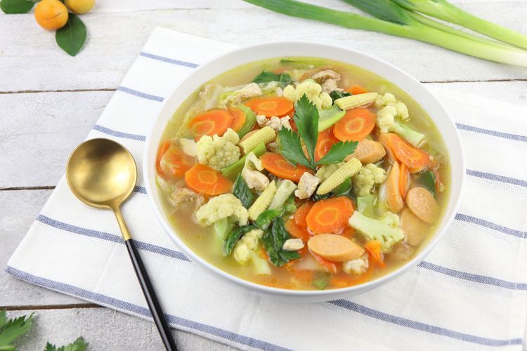 Ide Untuk Sajian Makan Malam, Berikut Cara Membuat Capcay Kuah Kental ...