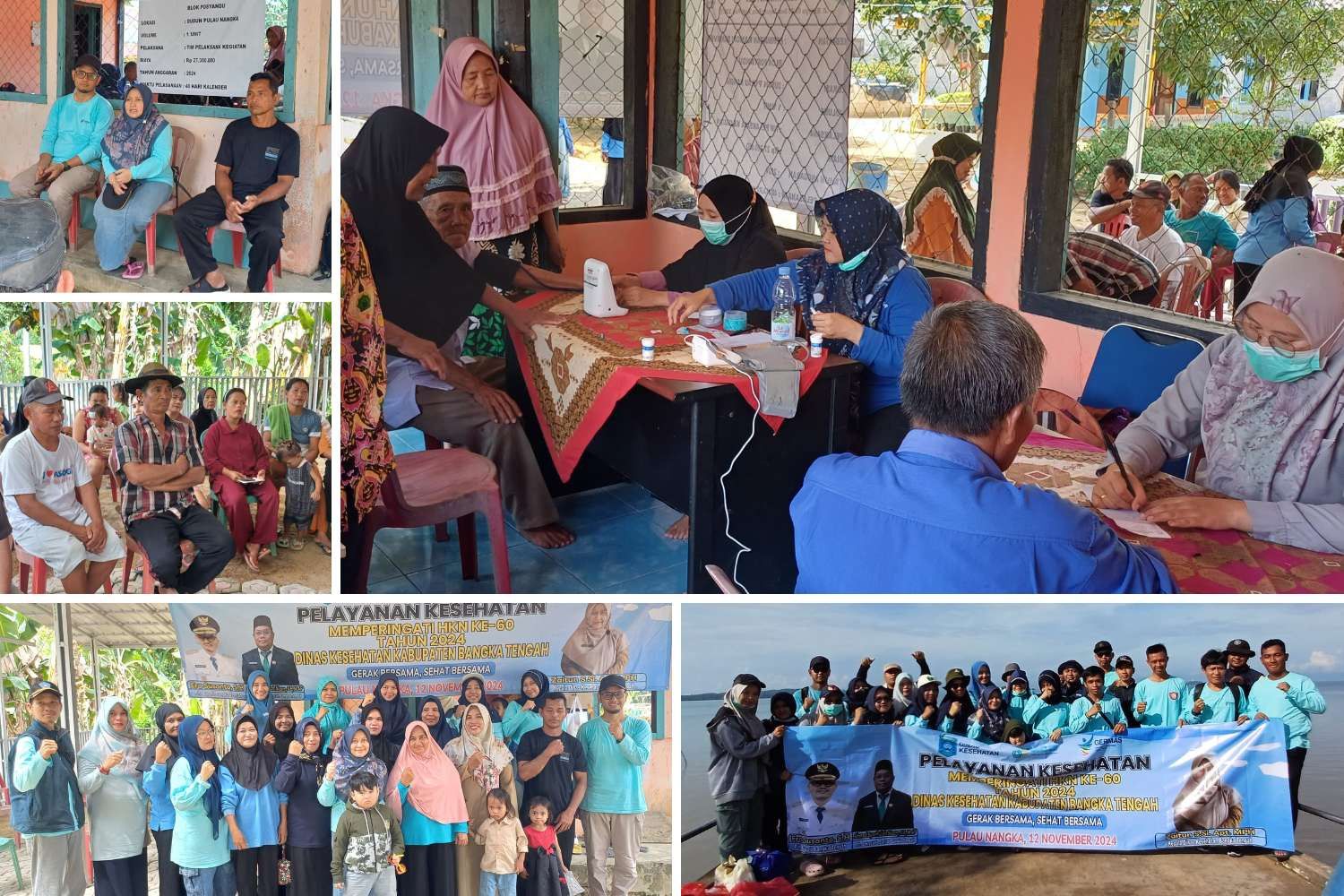 Merayakan HKN Ke-60, Dinkes Bangka Tengah Bakti Sosial di Pulau Nangka ...