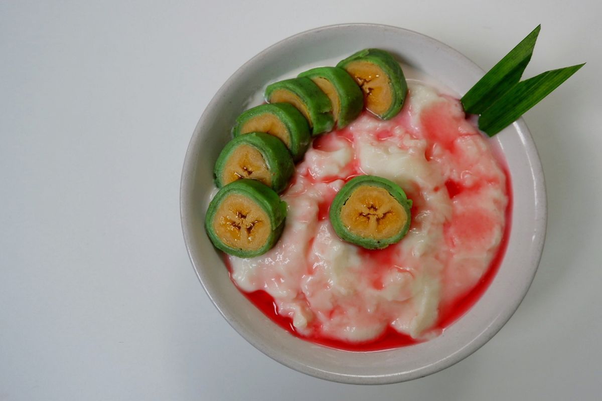 Cara Membuat Es Pisang Ijo Khas Makassar untuk Takjil Buka Puasa ...