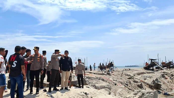 Polisi Tertibkan Tambang Ilegal di Mentok Bangka Barat, Kapolres Berikan Imbauan Sebelum ...