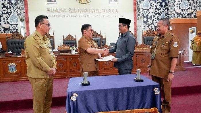 LKPJ Wali Kota Tahun 2024 Disetujui DPRD Pangkalpinang , Unu: Jadi Acuan Pembangunan ke Depan ...