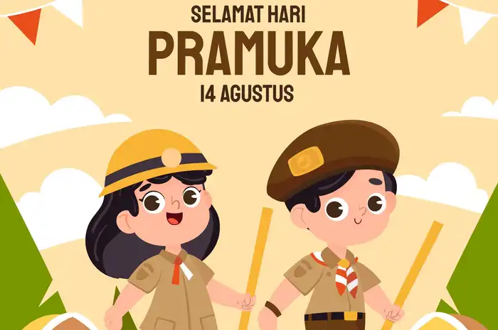 40 Poster Selamat Hari Pramuka 2025, Desain Keren dan Menarik - Sonora.id