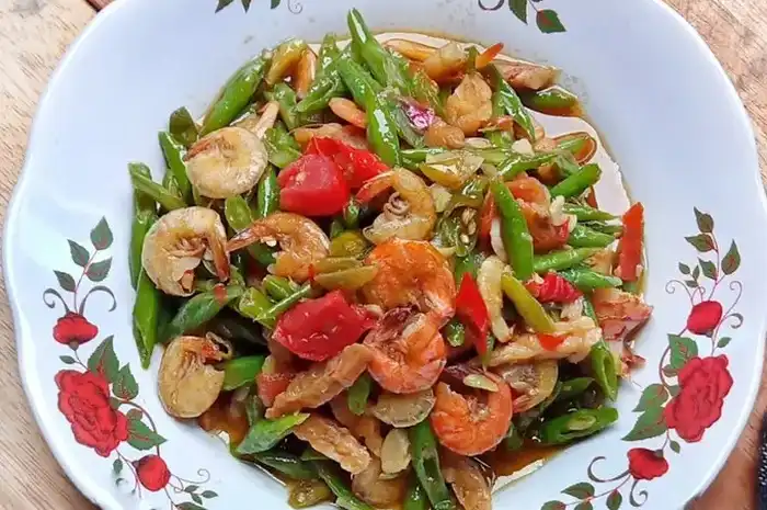 Resep Membuat Oseng Buncis, Campur Tempe dan Udang yang Simple - Sonora.id